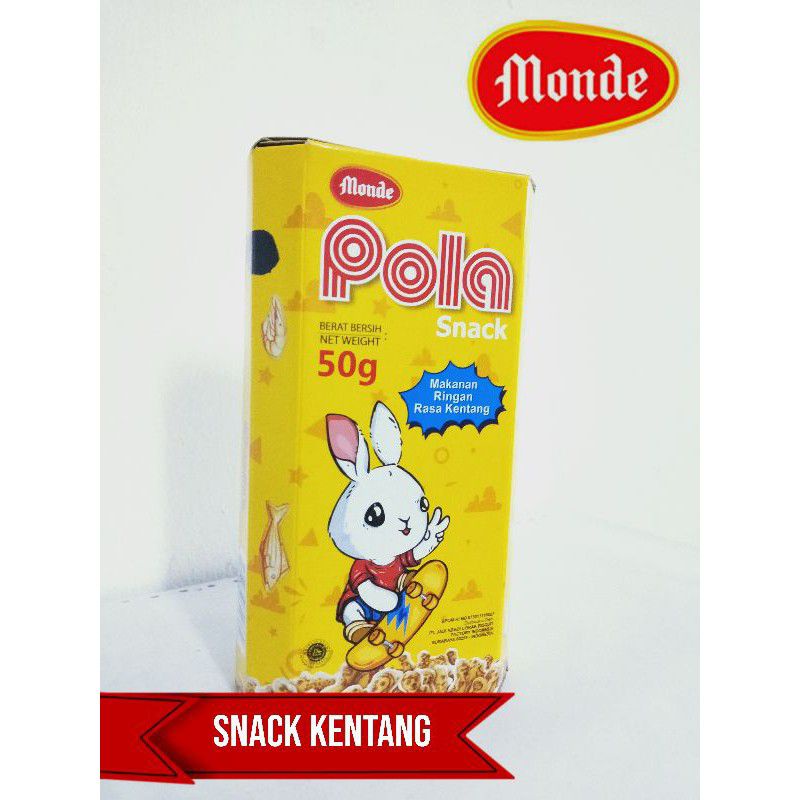 Jual Monde Pola Snack Hexa 50gr | Shopee Indonesia