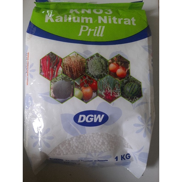 Jual PUPUK KNO 3 KALIUM NITRAT 1 KG DGW Prill | Shopee Indonesia