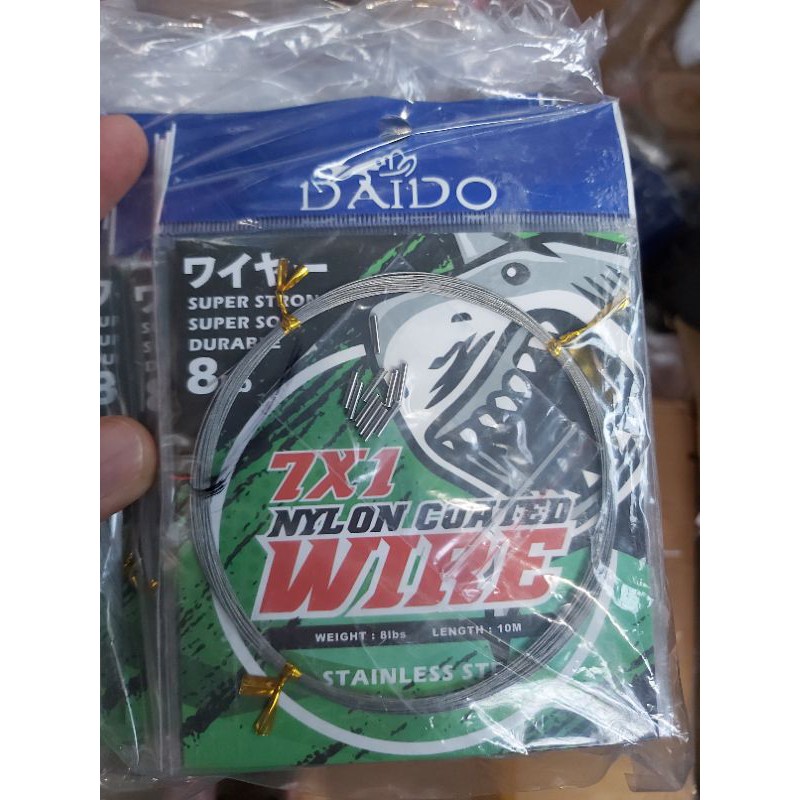 Jual wire neklin daido 1 x 7 nylon coated serabut 1x7 neklin seling ...