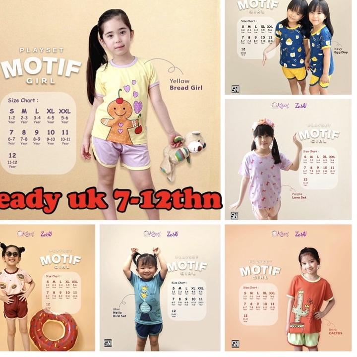 Jual Kazel x Zebe Playset Girl Motif 7 - 12 Tahun part 2 CBKS | Shopee Indonesia