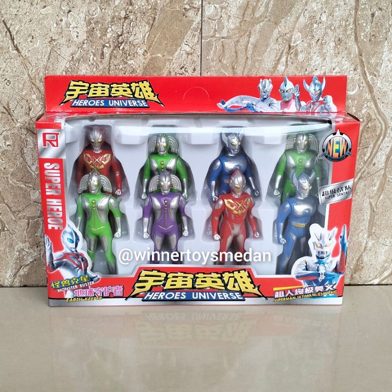 Jual Mainan Robot Ultraman Super Heroes Universe 699-8A | Shopee Indonesia