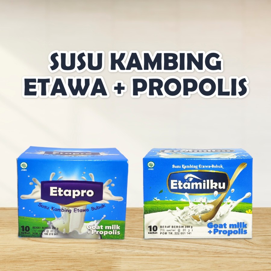 Jual Susu Kambing Etawa plus Propolis Bubuk ETAPRO Asli Original POM ...