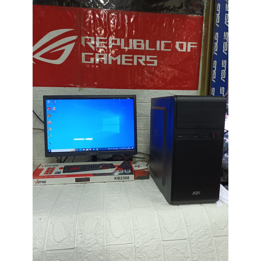 Jual pc rakitan core i5 3470 led 19inch siap pakai full set | Shopee ...