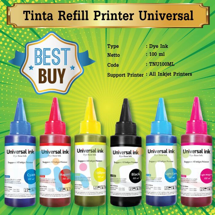 Jual Tinta Refill Canon PG810 CL811 PG 810 CL 811 100ml Black Color 47 ...