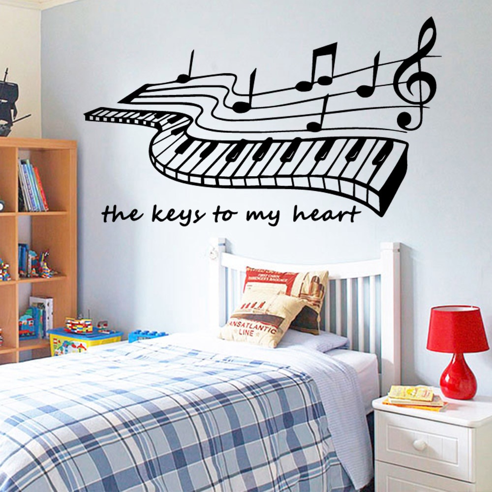 Jual Wall Cutting Sticker Music Musik Kalimat Kutipan Stiker Dinding ...