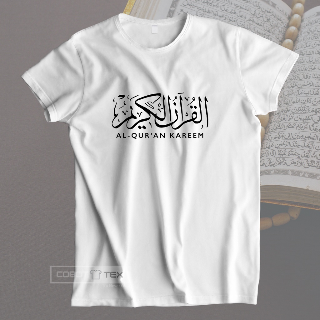 Jual Kaos Sablon/Desain Islami/Kaos Lengan Pendek Warna Putih/Sablon ...