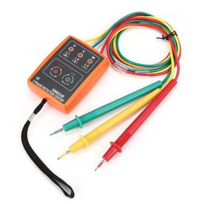 Jual Digital 3 Three Phase Indicator Rotation Sequence Meter Tester ...