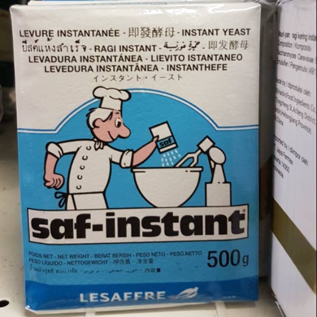 Jual SAF INSTANT (Blue) Ragi / Pengembang Roti 500gr | Shopee Indonesia