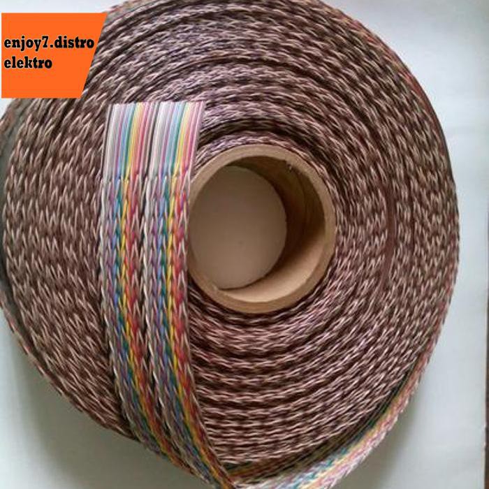 Jual Kabel Pelangi 40P/Flat Color Rainbow Ribbon Cable @ 1Meter ...