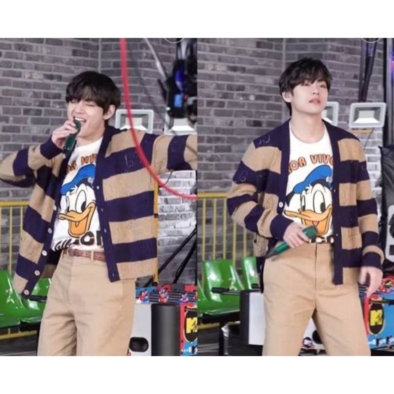 Jual CARDIGAN V TAEHYUNG BTS - CARDIGAN RUN BUST PREMIUM | Shopee Indonesia