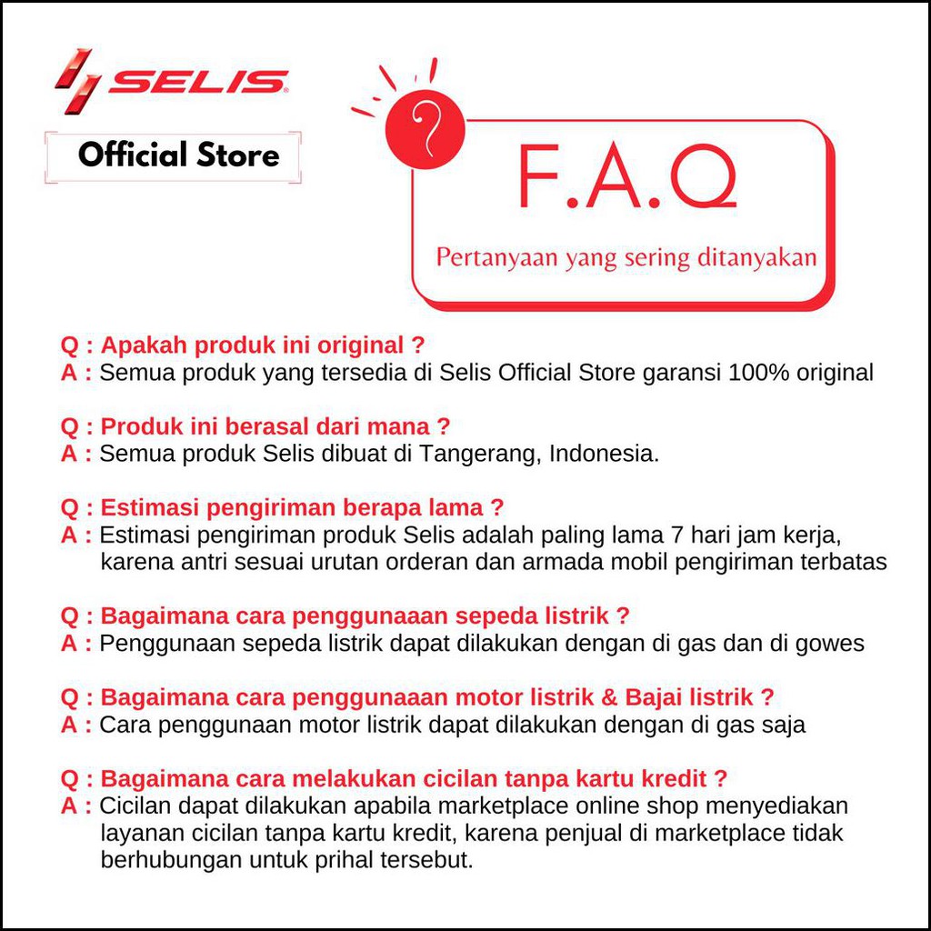 Jual Sepeda Listrik Selis Tipe Eoi Enery Of Indonesia | Shopee Indonesia