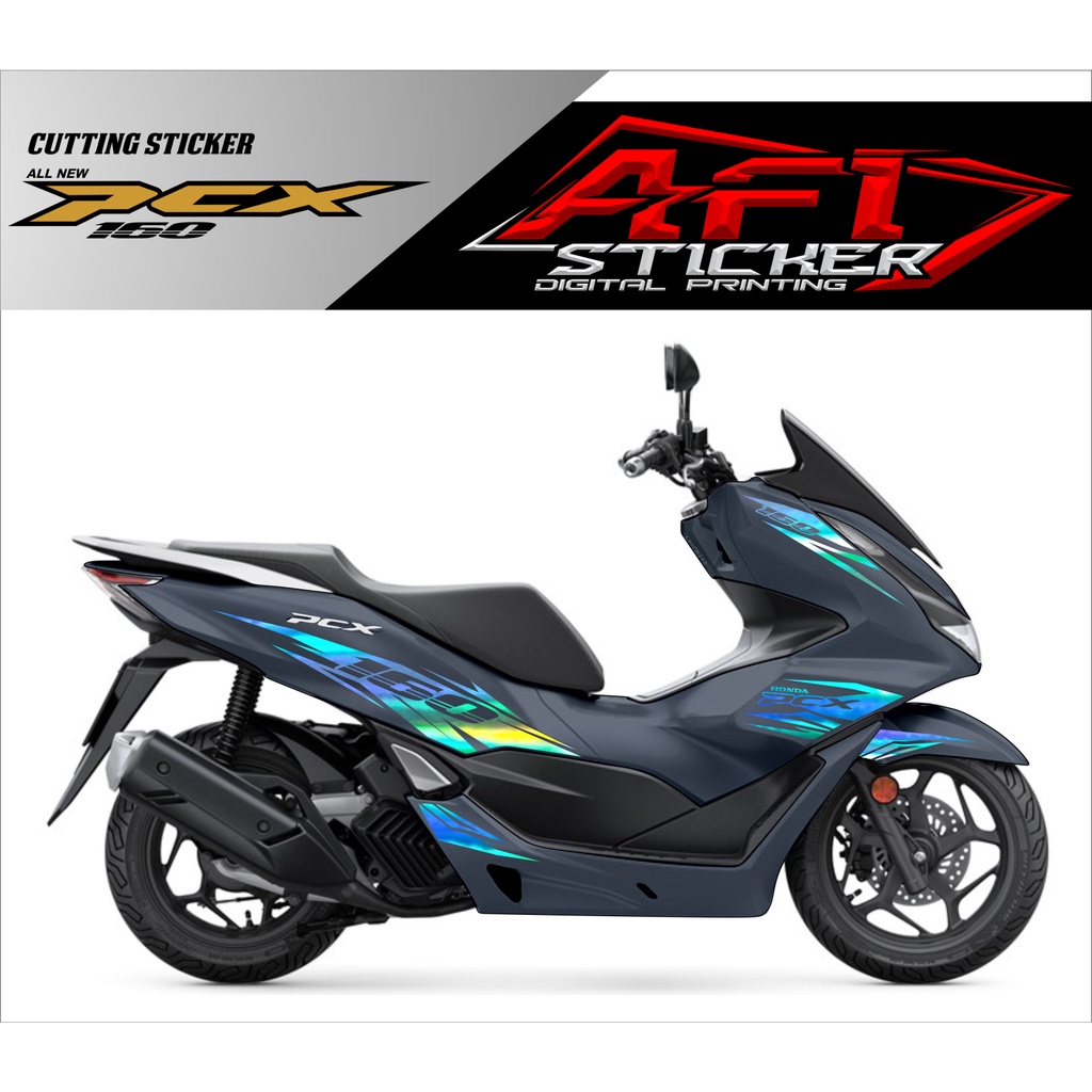 Jual Striping cutting sticker pcx 160 terbaru 2021-2023 murah bahan ...