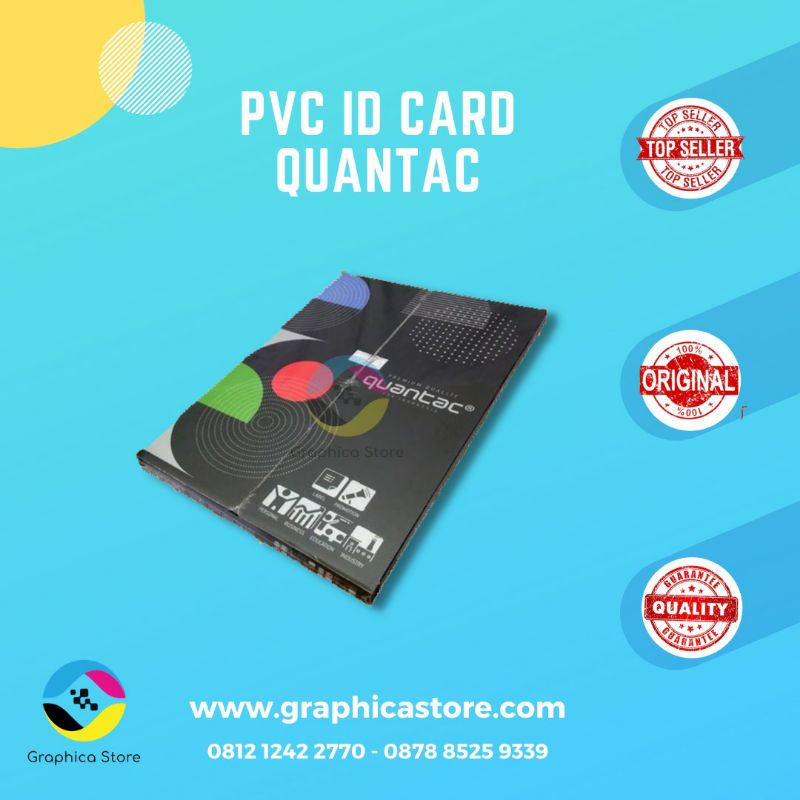 Jual PVC ID Card Laser Quantac | Putih | Shopee Indonesia