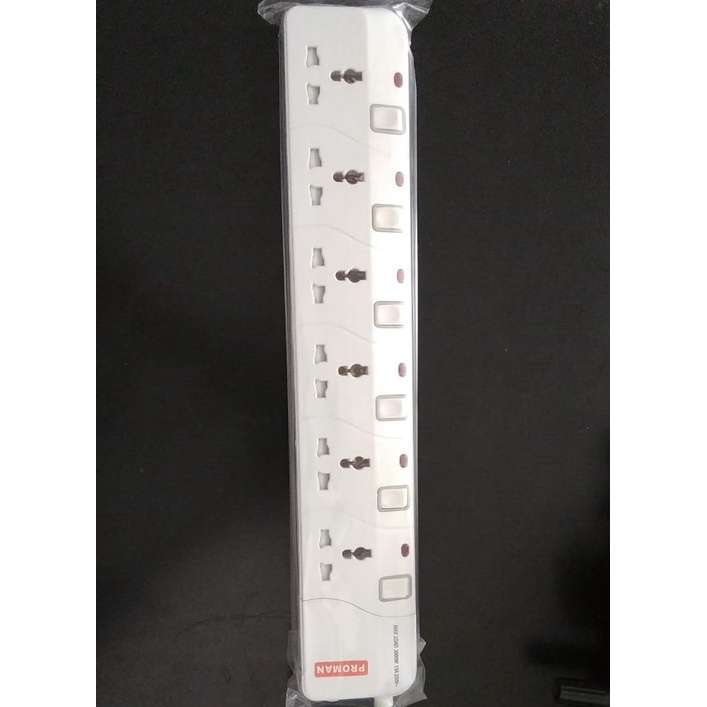 Jual Proman Socket listrik 6 x 13A Multi Tanpa Kabel | Shopee Indonesia