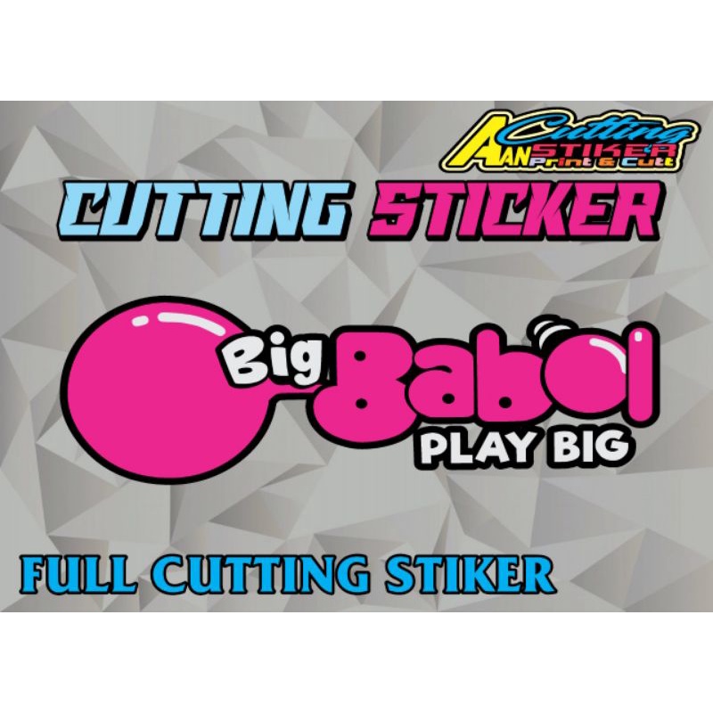 Jual Sticker cutting - sticker Big Babol - Striping scoopy, pespa ...
