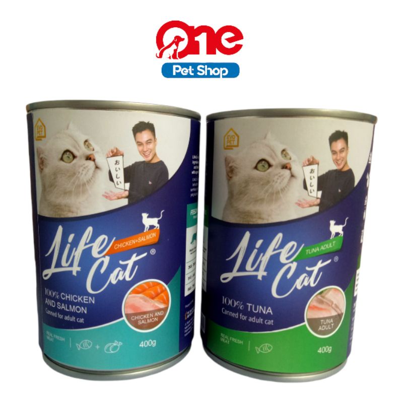 Jual Life Cat Kaleng Adult Wet Food | Makanan Basah Kucing LifeCat 400g ...