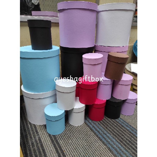 Jual Tabung bunga / box flower / bloombox / diameter7 cm tinggi9cm ...