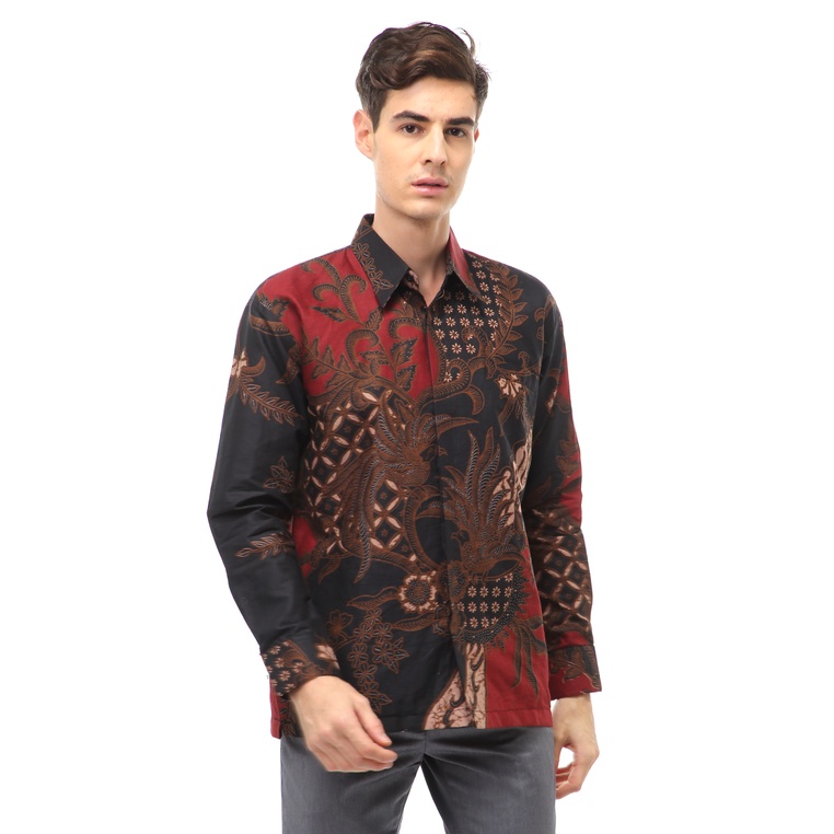 Jual Hamlin Kendrick Atasan Formal Kemeja Batik Pria Jayanegara Long ...