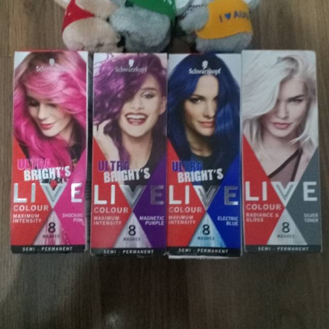 Jual Schwarzkopf Live Ultra Bright's Hair Colour Pewarna Rambut Pink ...