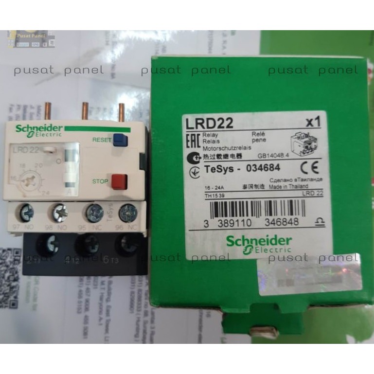 Jual OVERLUD LRD22 16-24A SCHNEIDER ORIGINAL | Shopee Indonesia