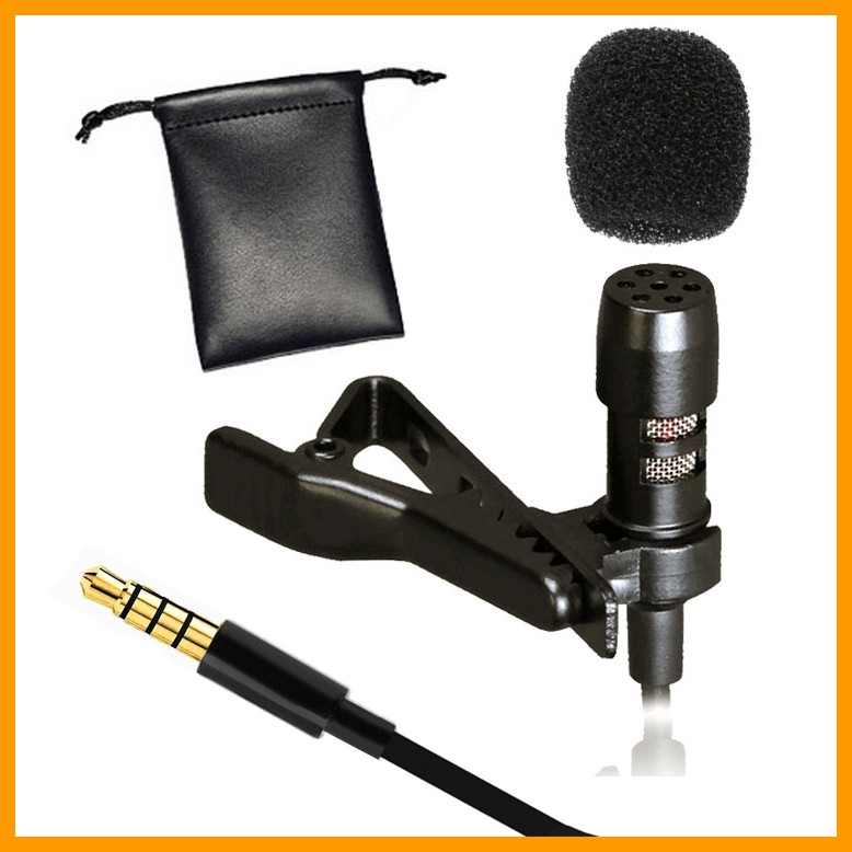 Jual TaffSTUDIO Mic HP Clip On Deluxe Lavalier Microphone Handphone ...