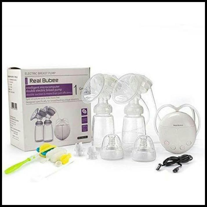 Jual Pompa Asi Elektrik Dual Mode Breast Pum Electric Double Pump Real P18 - Putih Rex928G ...