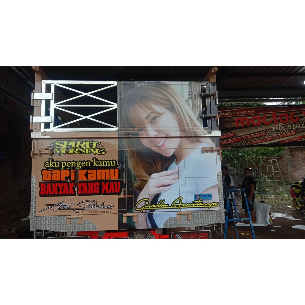 Jual Stiker Bak Belakang Truck Stiker Truck Decal Bak Belakang Truk ...