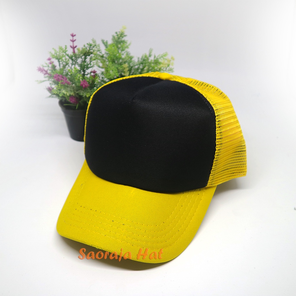 Jual Topi Jaring / Trucker Polos dan Kombinasi Warna Murah | Shopee ...