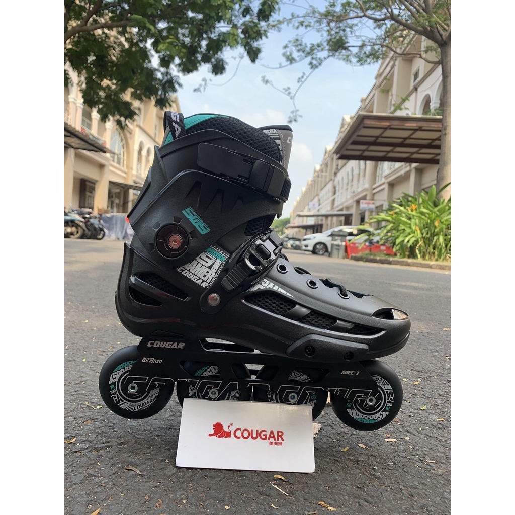 Jual Sepatu Roda Inline Skate Cougar MZS509C Gamers Black | Shopee ...
