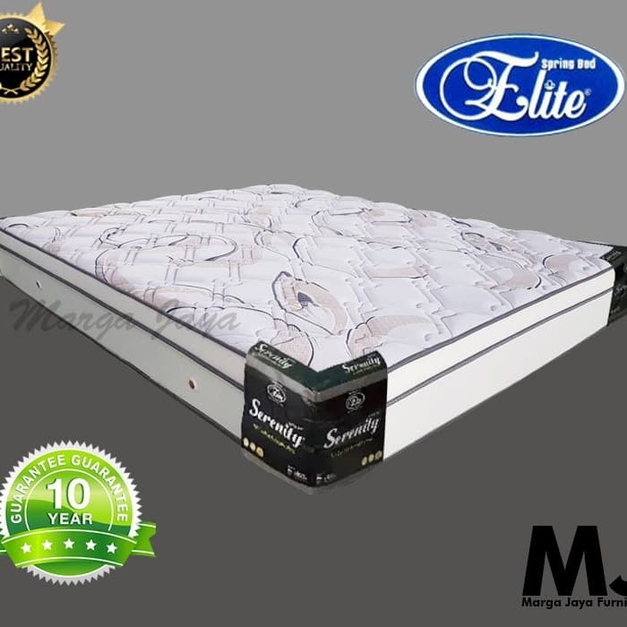 Jual Kasur Spring Bed ELITE Plust Top Serenity 160 Kain 3d Mattress ...