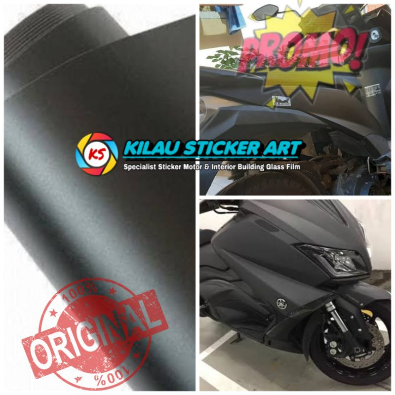 Jual STIKER SKOTLET MOTOR HITAM DOFF STIKER VIRAL SKOTLET VIRAL merk ...