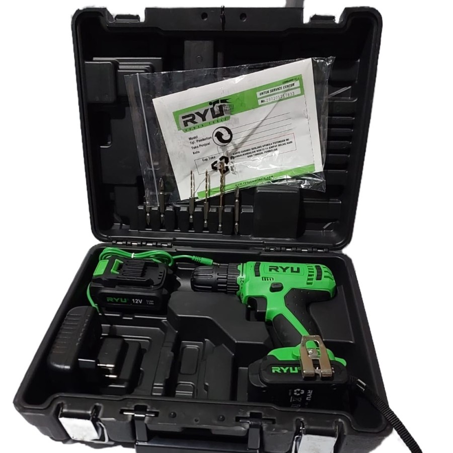 Jual Cordless 12Volt - Mesin Bor Batrai - Mesin Buka Pasang Baut RYU ...