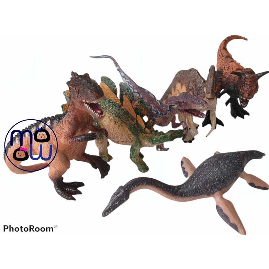 Jual 6 Pcs Mainan Dinosaurus Set Ages 3+ - Mainan Anak Dinosaurus Besar ...