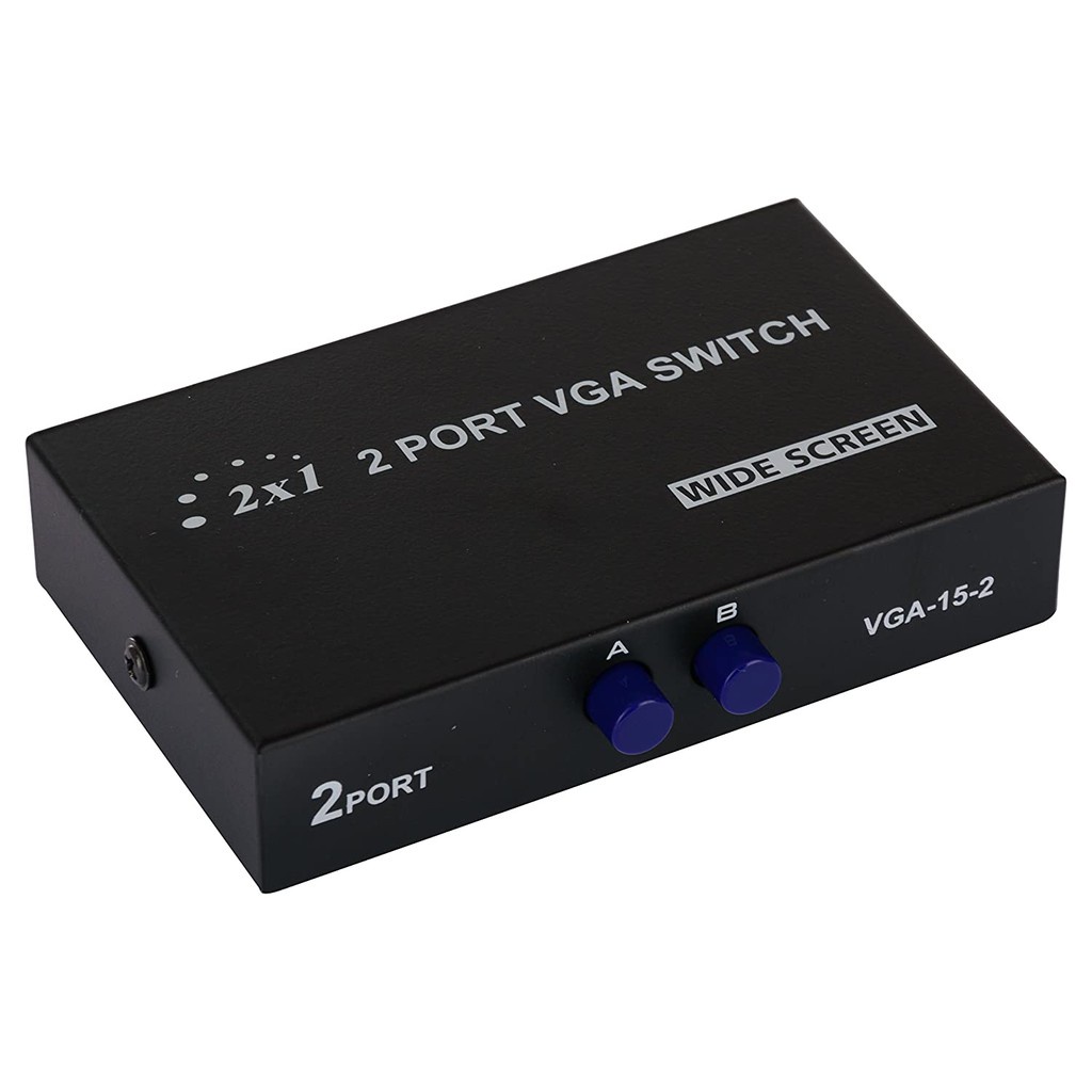 Jual SWITCH VGA 2 PORT OUTPUT 1 vga-15-2c selector switcher | Shopee ...