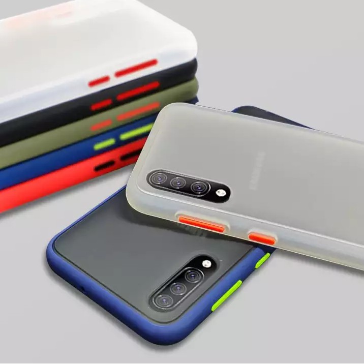 Jual Hybrid Matte Case Samsung A10, A20, A30, Samsung A50, A70 Frosted ...