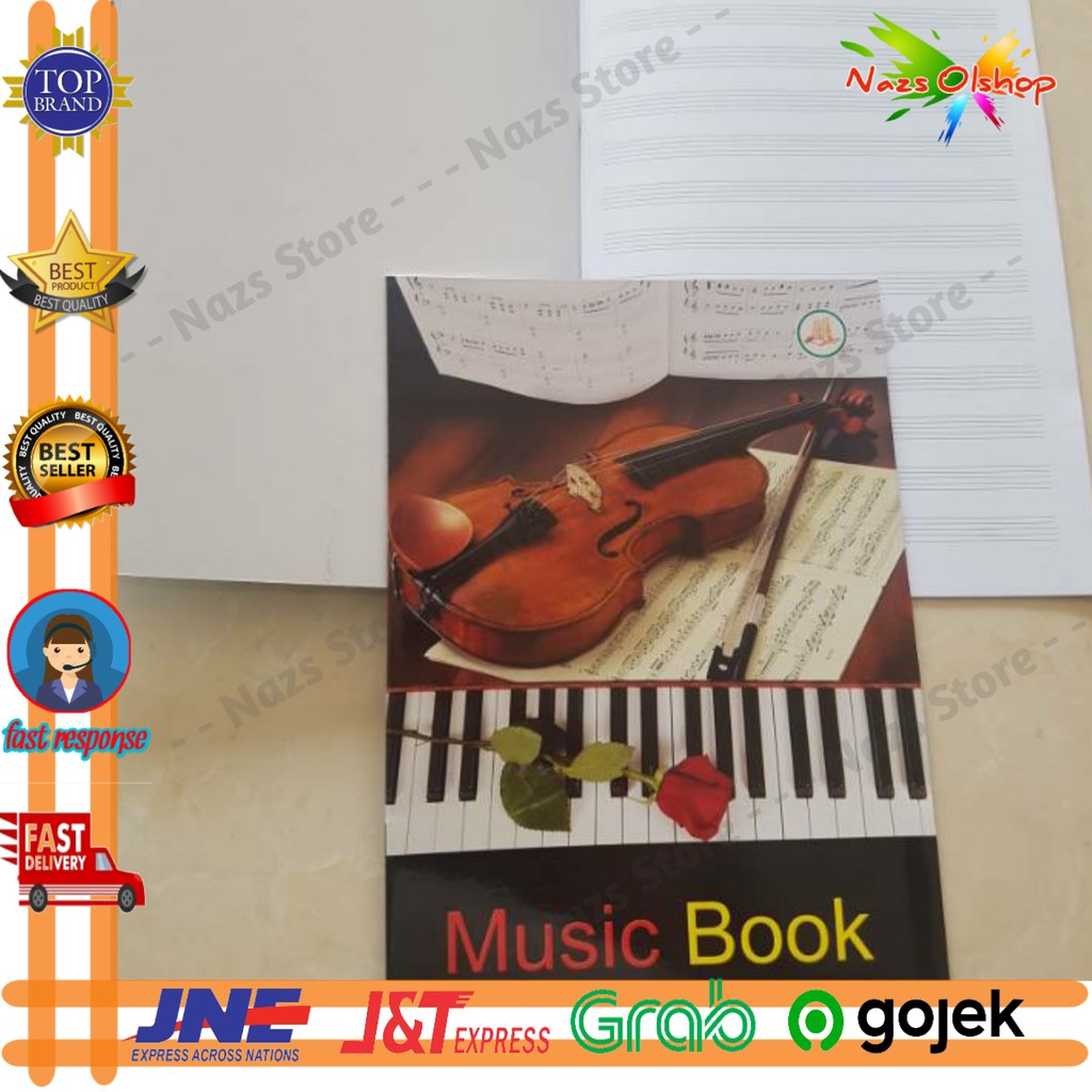 Jual Buku Tulis Not Balok Music Book merk AA | Shopee Indonesia