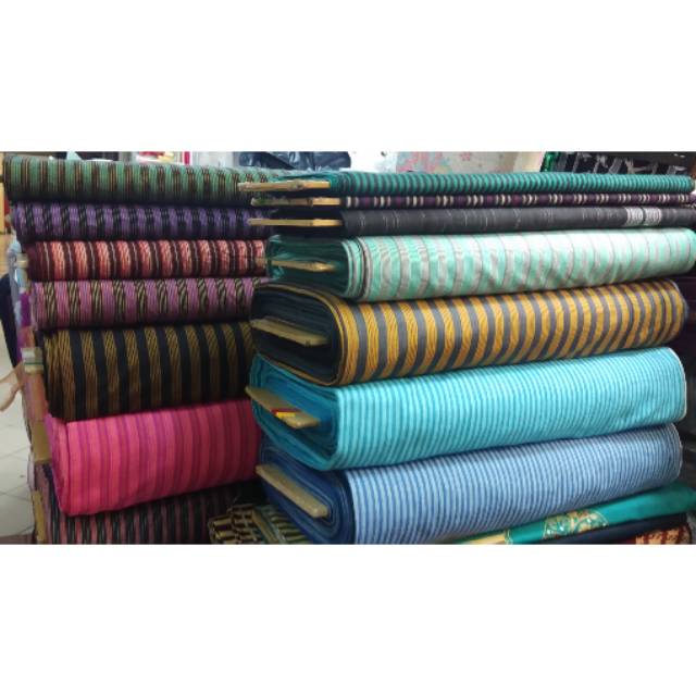 Jual kebaya wanita Tenun batik motif lurik | Shopee Indonesia