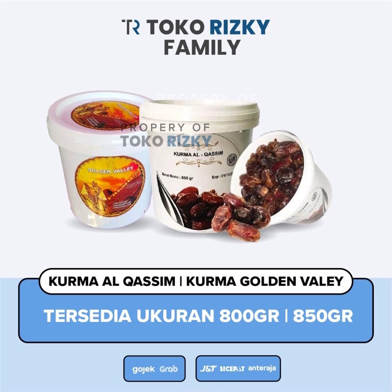 Jual TOKO RIZKY - Kurma ember putih 850gr EMBER 850gram 800gram | kurma ...