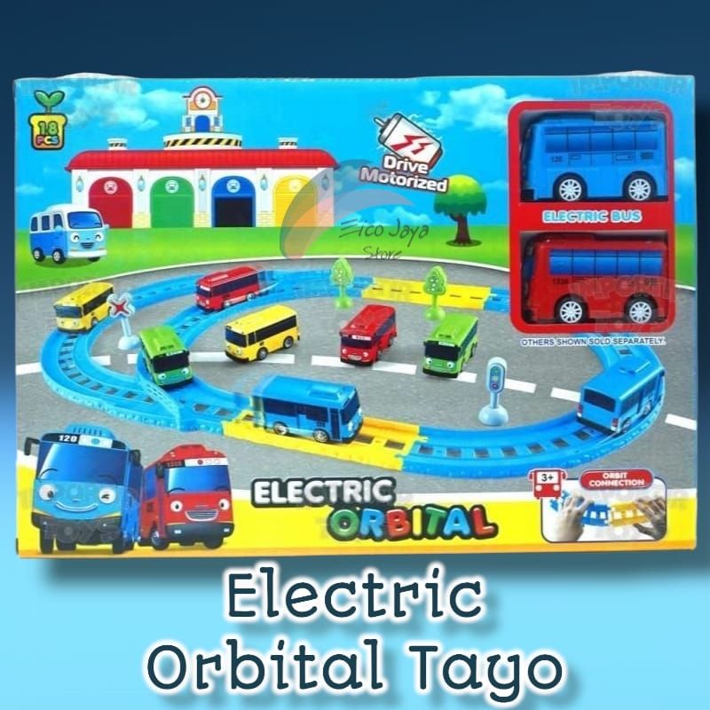Jual Mainan Anak Track Bus Tayo Electric Orbital Tayo (929-70A) | Shopee Indonesia
