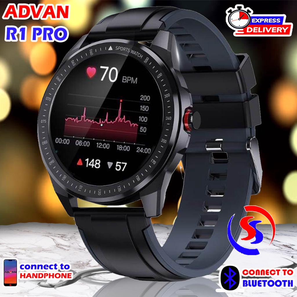 Jual JAM TANGAN SMARTWATCH ADVAN START GO R1 PRO 1,3 INCI - PEMANTAU ...
