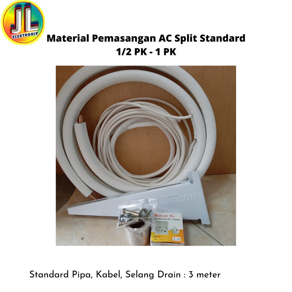 Jual PIPA Paket Material Pasang Ac Split Standard 1/2PK - 1PK Dengan ...