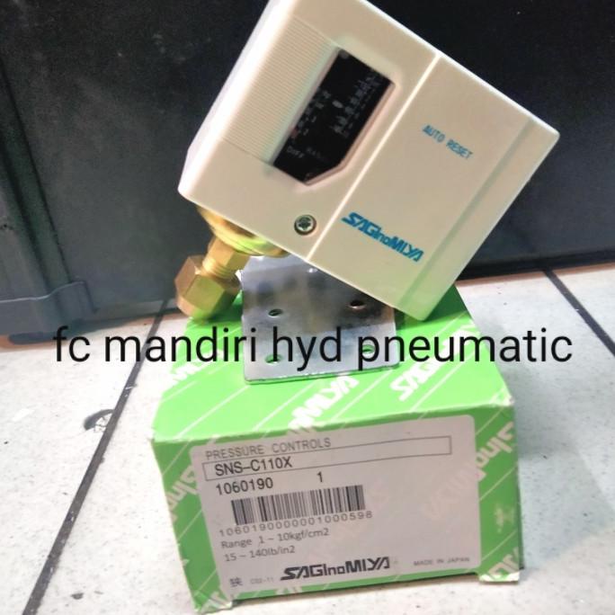 Jual PRESSURE SWITCH SAGINOMIYA SNS C110X RANGE 1 - 10 Kgf/cm (bar ...