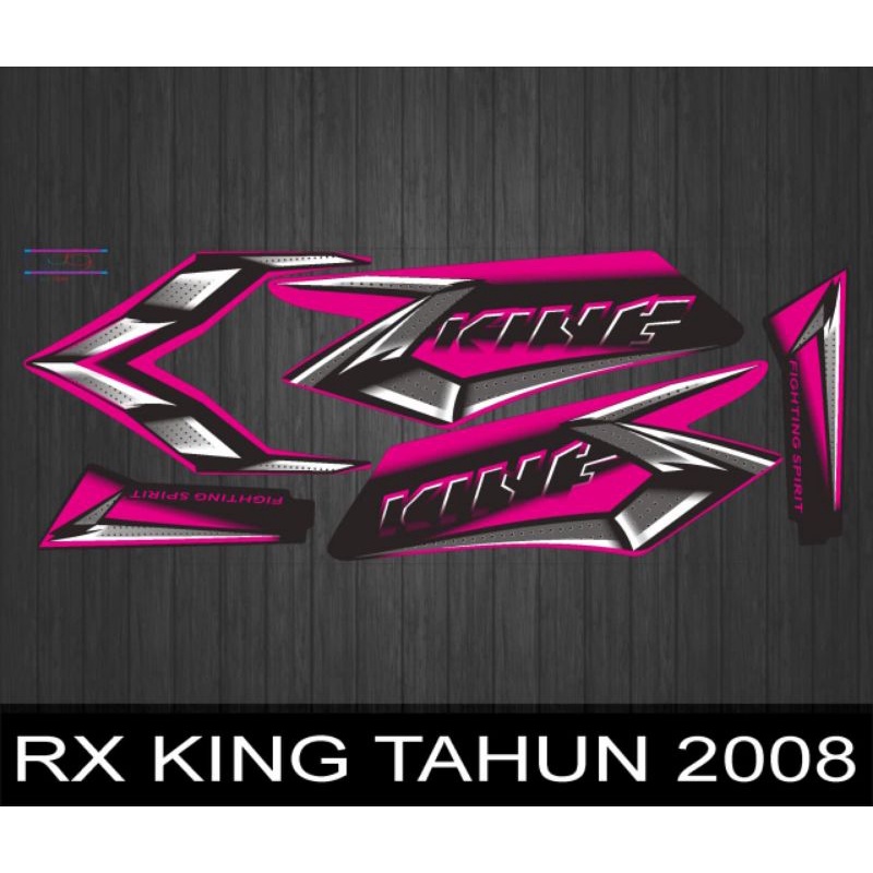 Jual STIKER STRIPING DECAL RX KING TAHUN 2008 | Shopee Indonesia