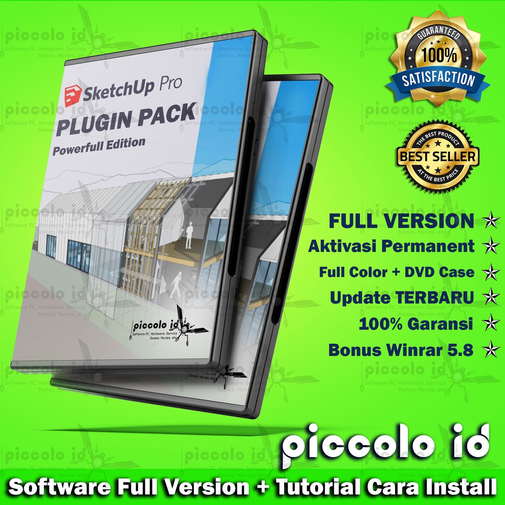 Jual PLUGIN PACK SKETCHUP 2020 2019 2018 2017 FULL VERSION No Error ...
