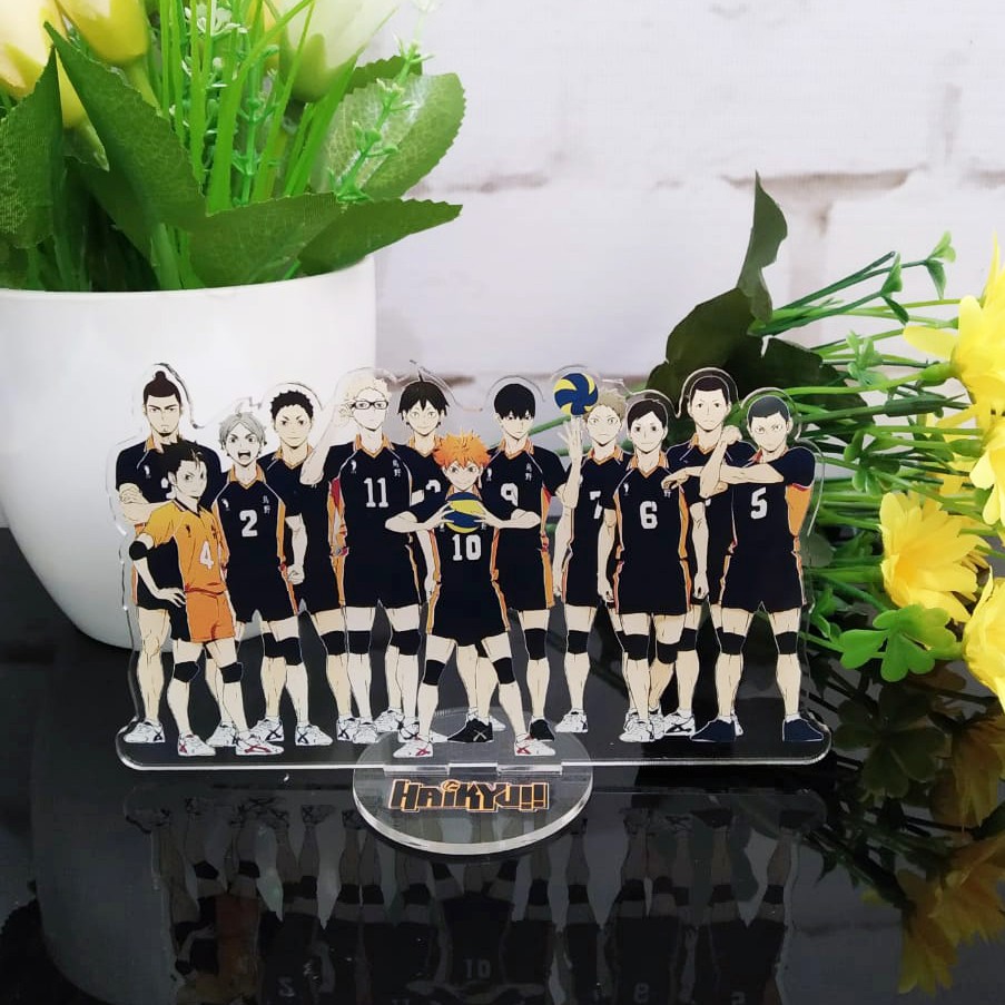 Jual Standee Akrilik Haikyuu Action Figure Karasuno Team | Shopee Indonesia