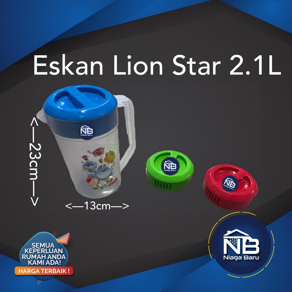 Jual Teko Air Plastik 2.1 Liter Lion Star Water Jug Eskan lion star | Shopee Indonesia