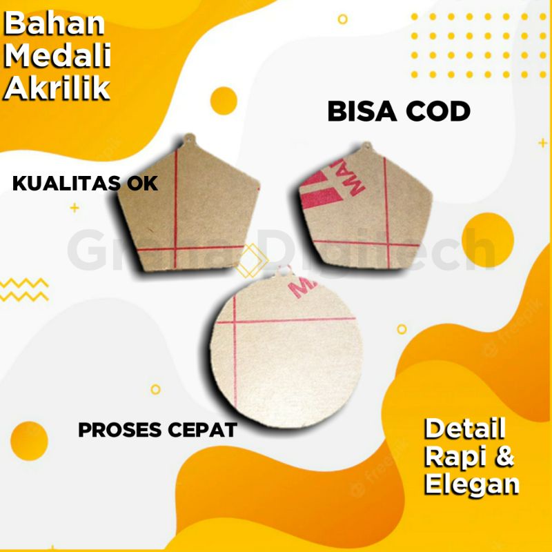 Jual BAHAN MEDALI AKRILIK | MEDALI AKRILIK MURAH | MEDALI AKRILIK ...