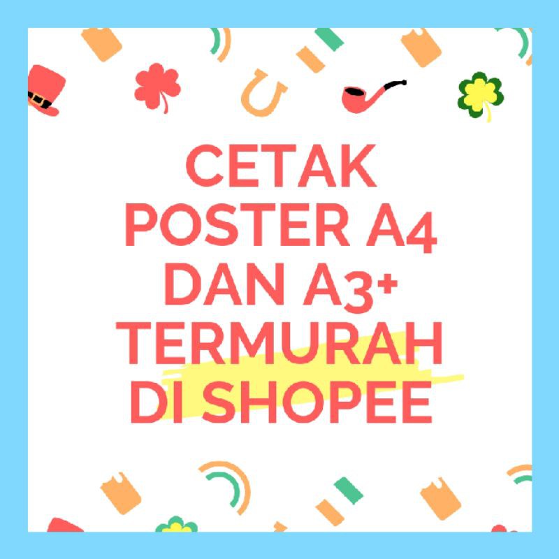Jual CETAK POSTER CUSTOM A4 DAN A3++ | Shopee Indonesia