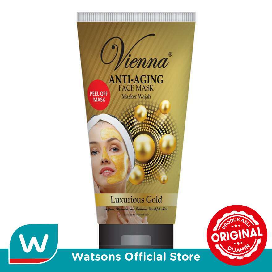Jual Vienna Facial Mask Luxurious Gold 50ml | Shopee Indonesia