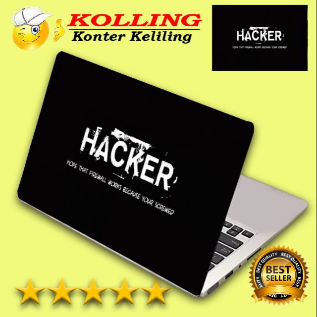Jual Garskin Laptop Hacker Skin Laptop Stiker Laptop | Shopee Indonesia